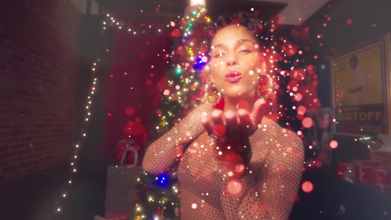 Alicia Keys Santa Baby Reversed (Official Visualizer) - YouTube