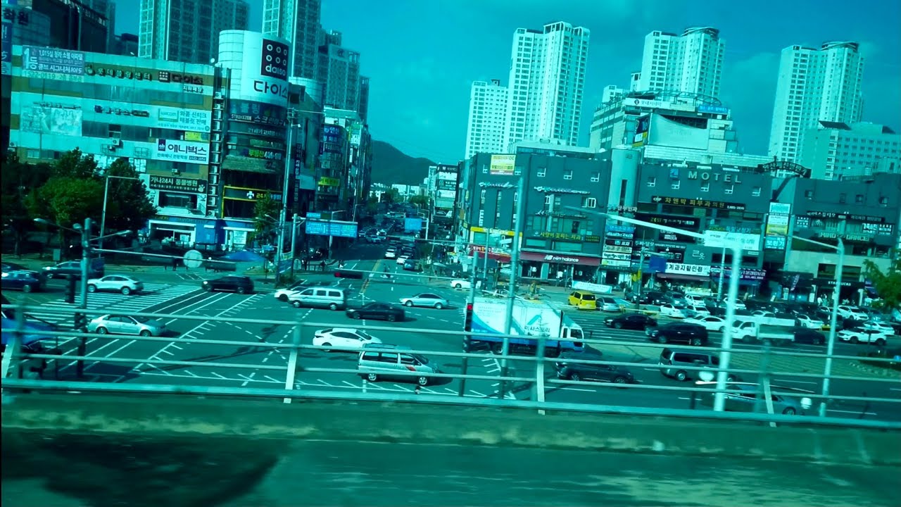 Subway ride _ From Ansan station to Surisan station, Gyeonggi-do Korea ...