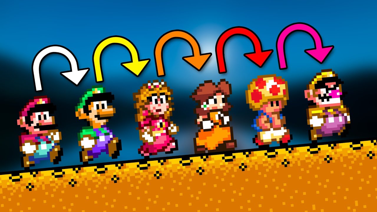 Mario And Luigi And Yoshi And Toad And Sonic