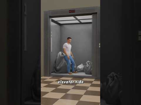 Why did the elevator door stay open for so long? 😳