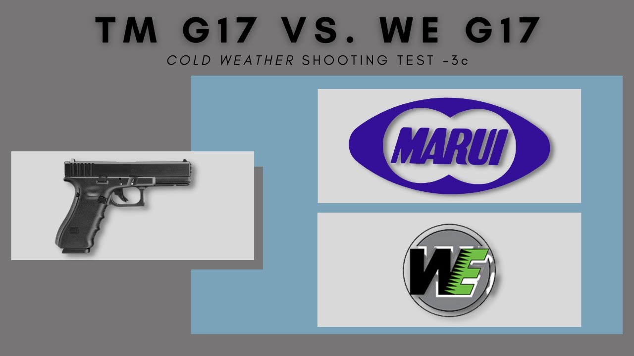 TM vs WE Glock Cold Weather Testing - YouTube
