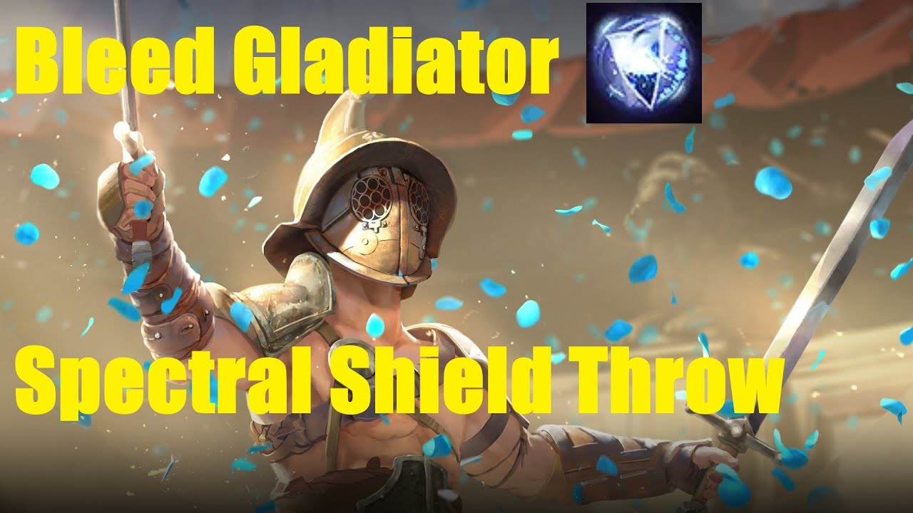 [3.15] Path Of Exile Gladiator Bleed Spectral Shield Throw - YouTube