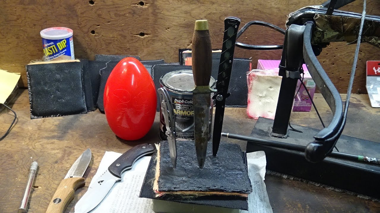 Making flexible stab resistant armor - YouTube