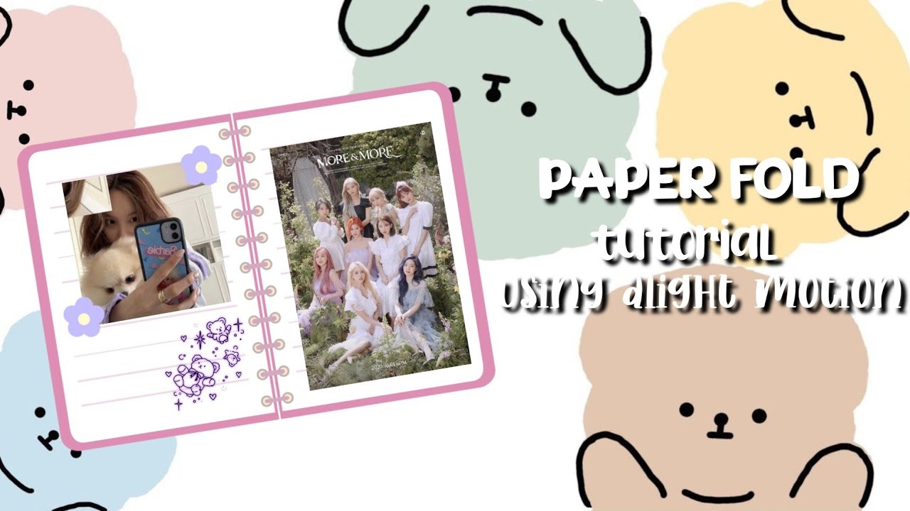 paper fold transition || vcxnqz - YouTube