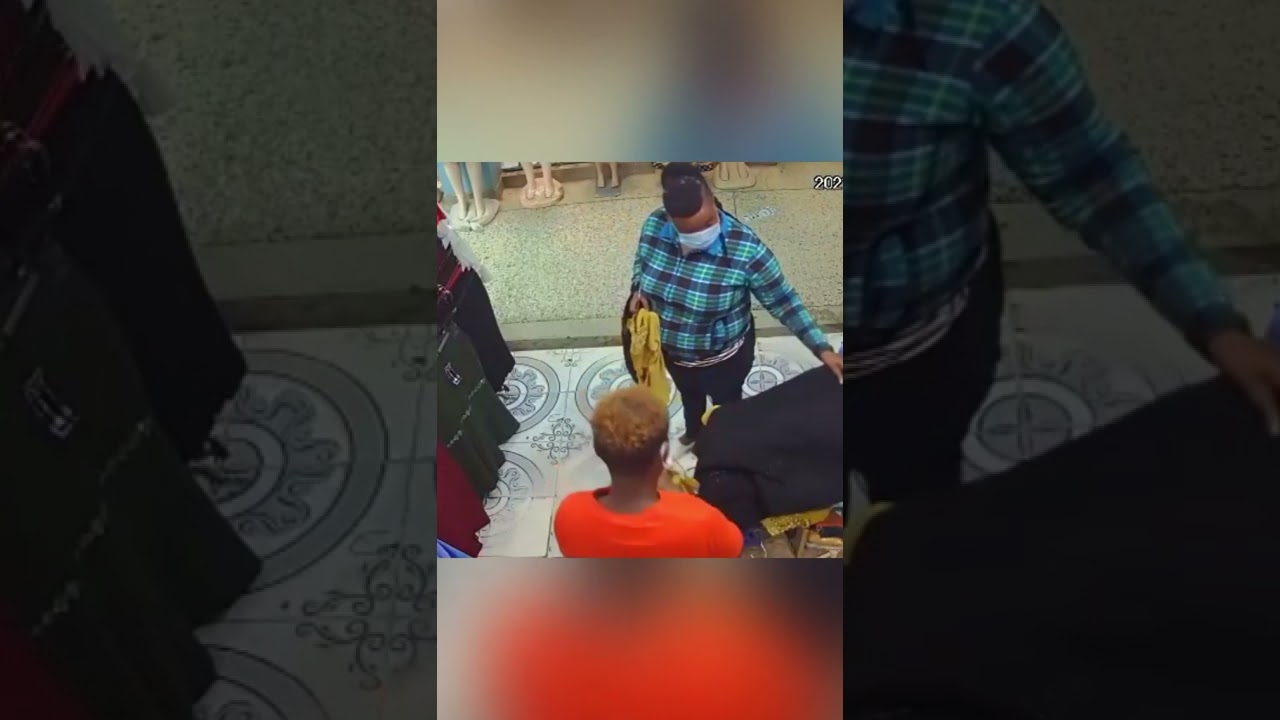 😲a Woman Caught On Camera Stealing In Eastleigh Nairobi Stripped Naked