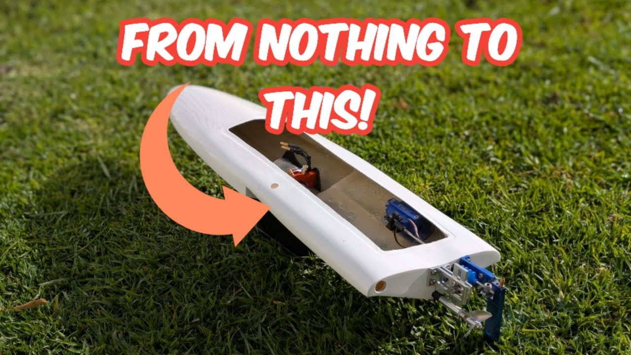 25" stepped RC Boat fitout in detail - Lets hit the water! - YouTube