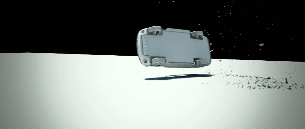 3ds max : 4x4 car crash test - YouTube