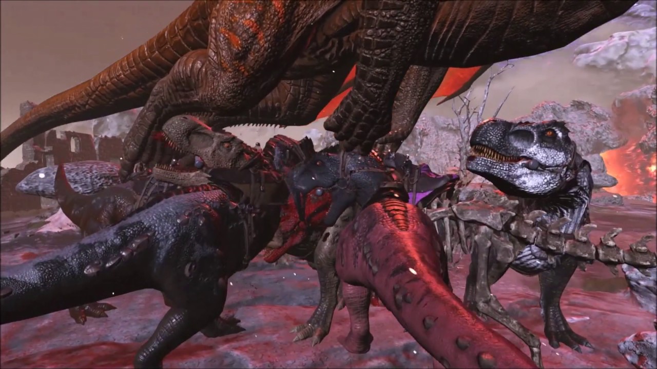 ARK boss Dragon BETA - YouTube