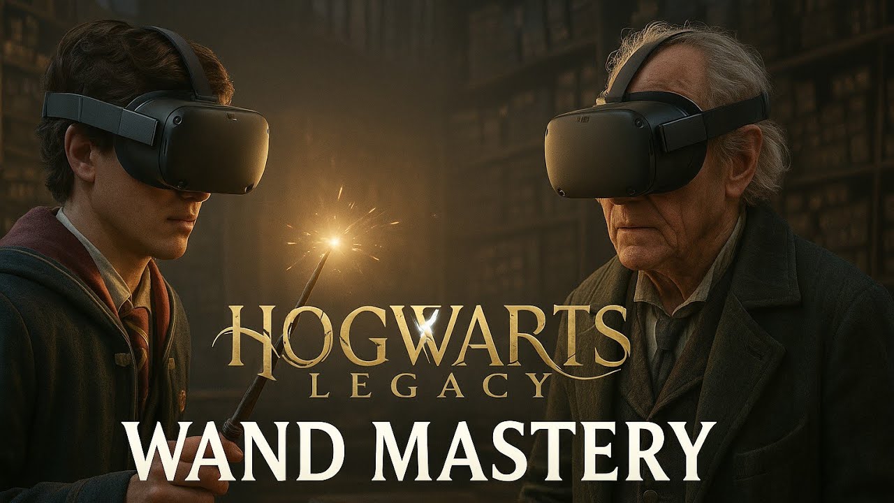 Wand Mastery Quest In Virtual Reality // Hogwarts Legacy VR + UEVR Mod ...