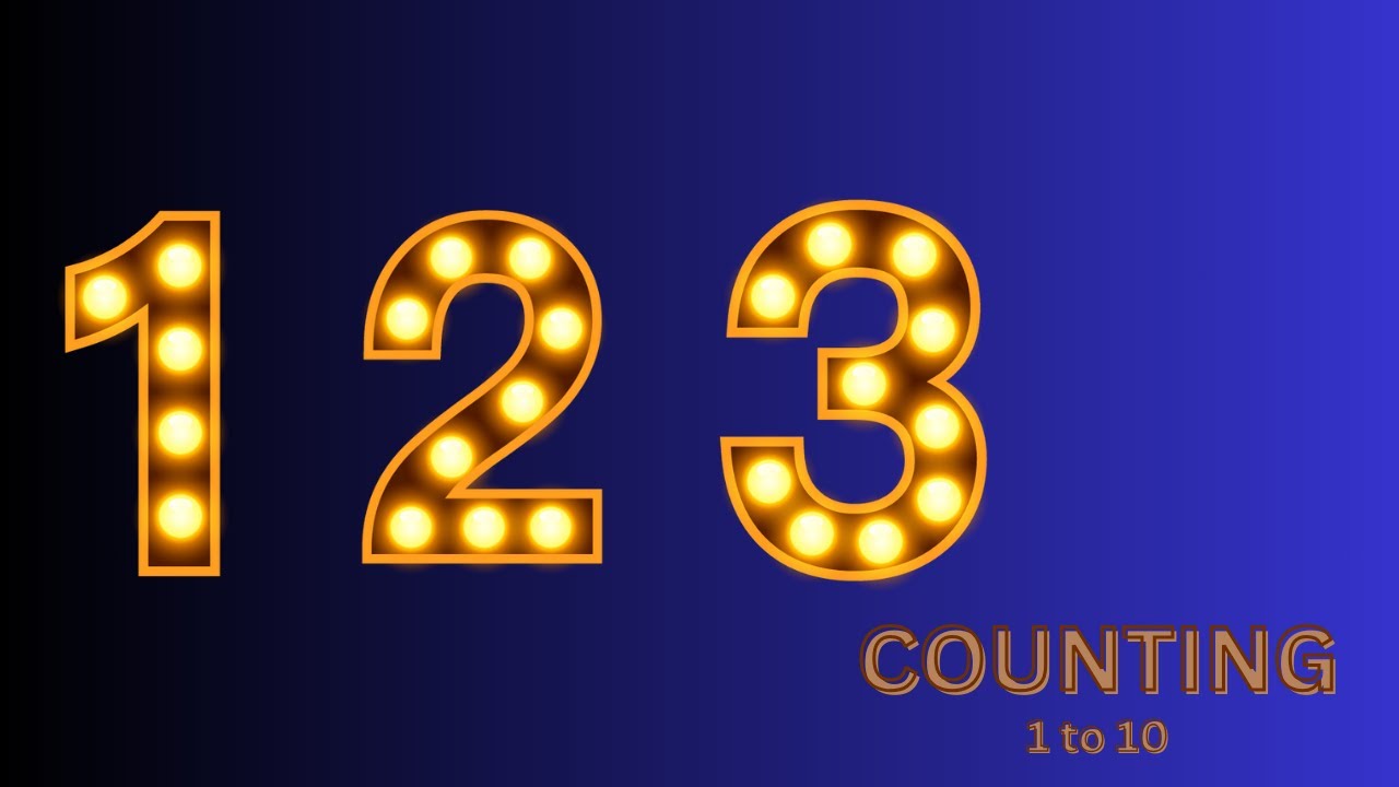 Counting 1 to 10-Numbers for kids - YouTube