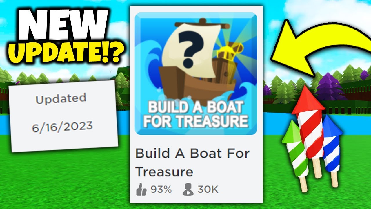 *NEW* UPDATE IS OUT!? | Build a boat for Treasure ROBLOX - YouTube