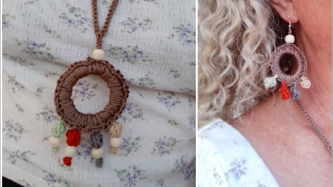 Crochet- Tutorial Collana Tan - YouTube