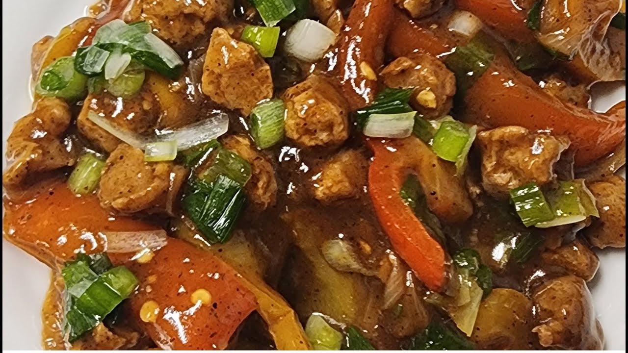 Soya Chili Recipe - YouTube