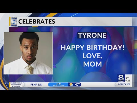 News 8 Celebrates: Happy birthday to Tyrone!