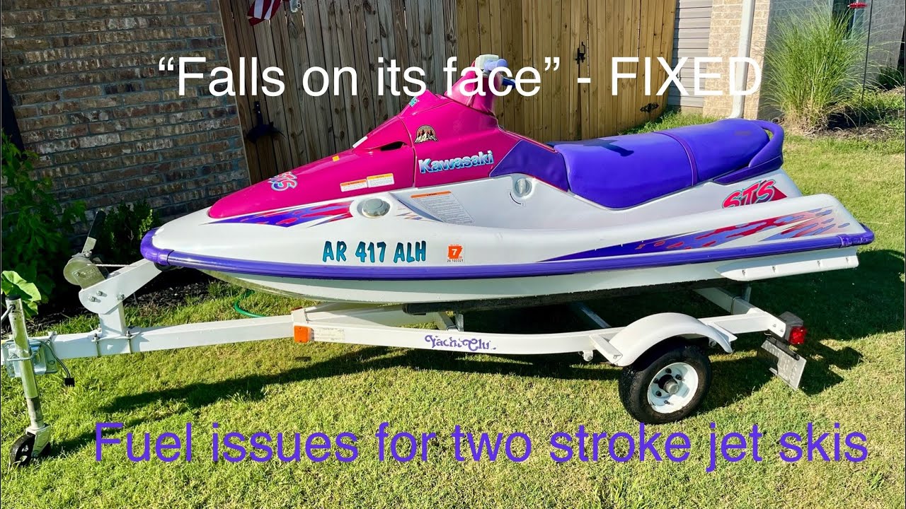 Jet ski choking, falling on its face, not running smoothly FIXED. Fuel ...