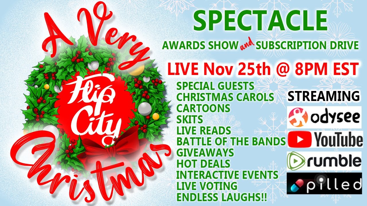 A VERY FLIP CITY MAGAZINE CHRISTMAS SPECTACLE AWARDS SHOW AND ...