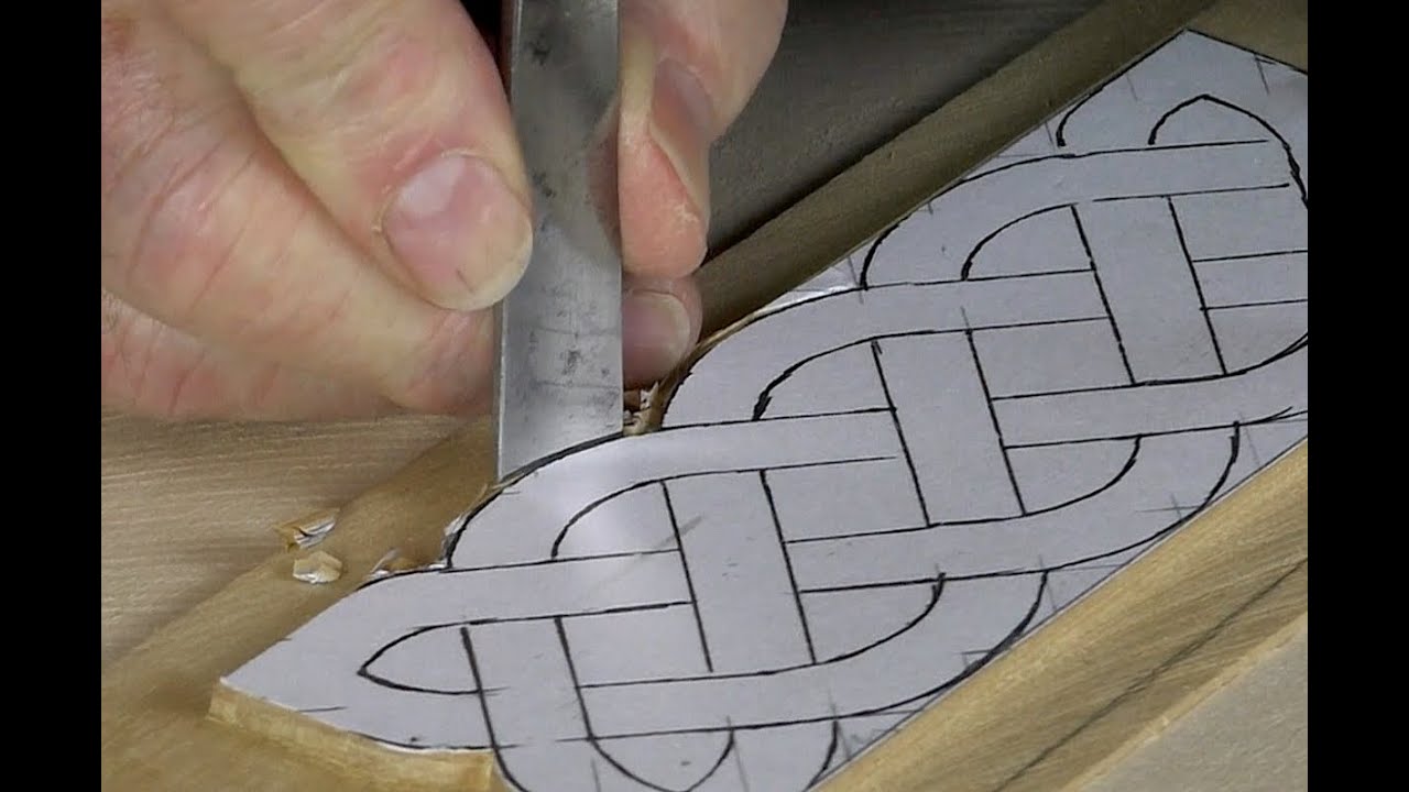 How to Carve Celtic Knots - 2 Outer Edges - YouTube