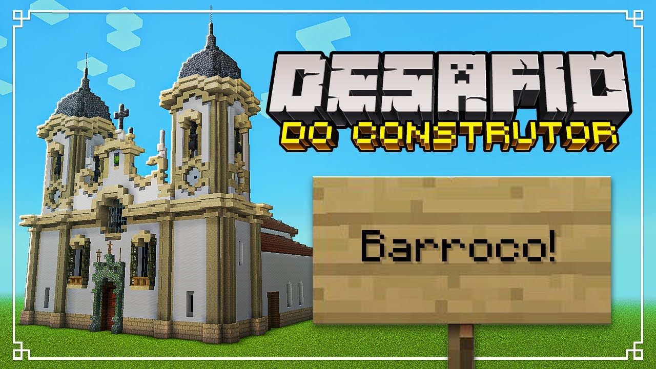 Barroco! - 18° Desafio do Construtor (a)! - Minecraft - YouTube