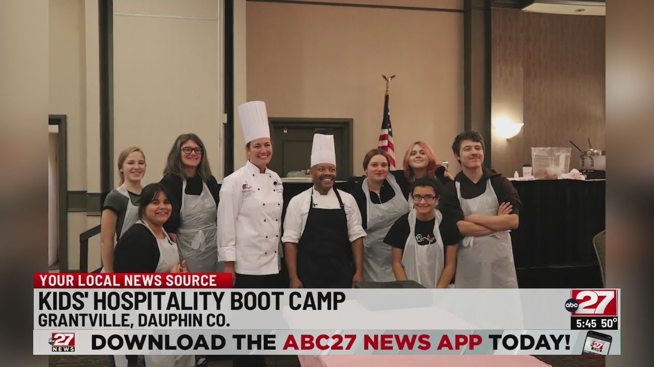 'Kids Hospitality Boot Camp' Held in Dauphin County - YouTube