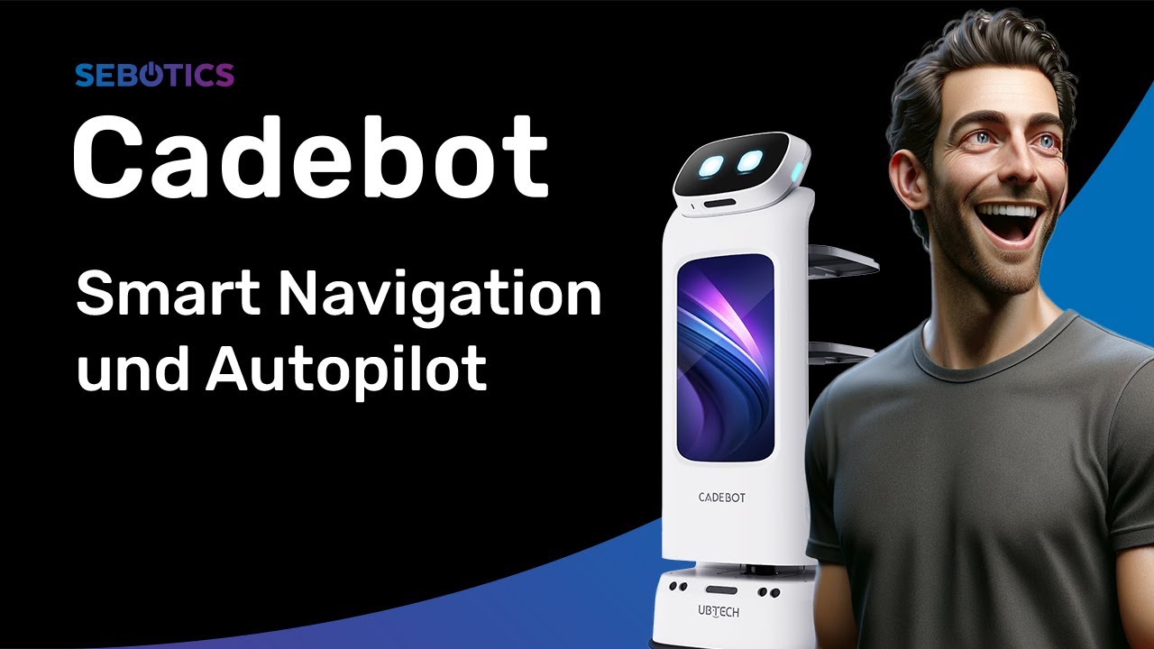 CADEBOT L100 - Ein kommerzieller Lieferroboter umfährt jedes Hindernis ...