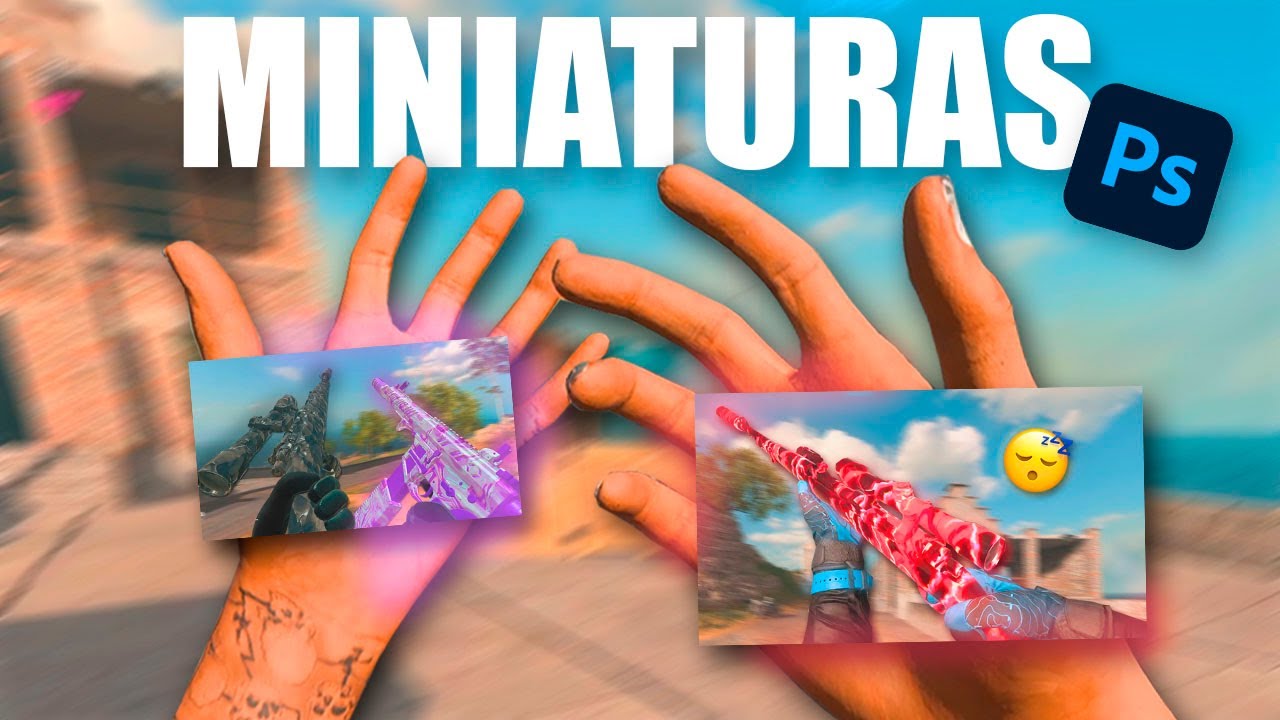 COMO Hacer Miniaturas LLAMATIVAS De WARZONE🤩🤩 - YouTube