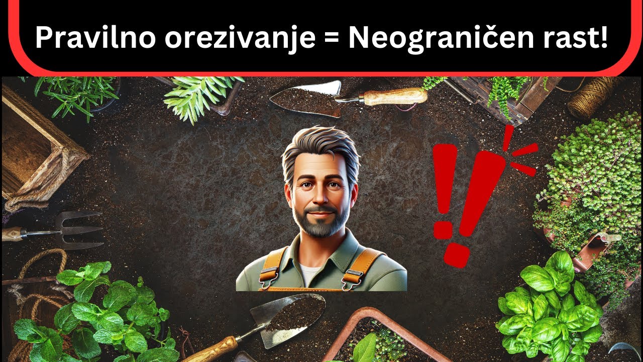 Kako orezivati bosiljak tako da raste zauvek - YouTube