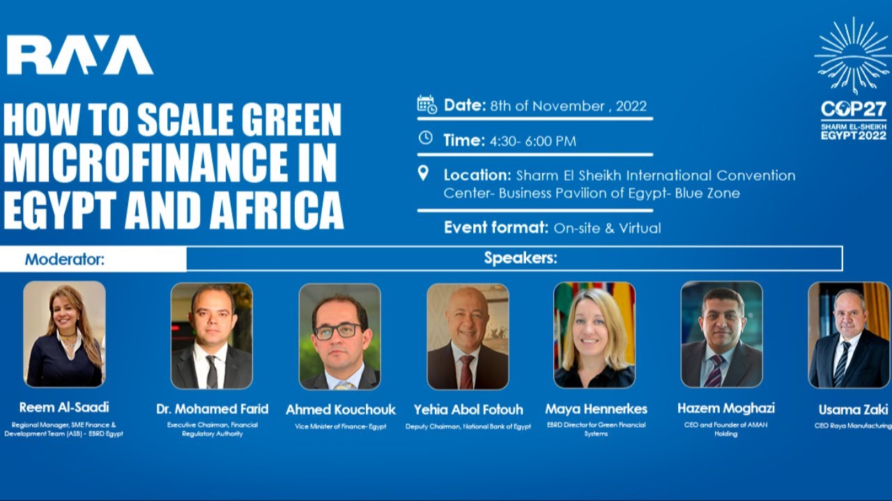 How to Scale Green Microfinance in Egypt and Africa - YouTube
