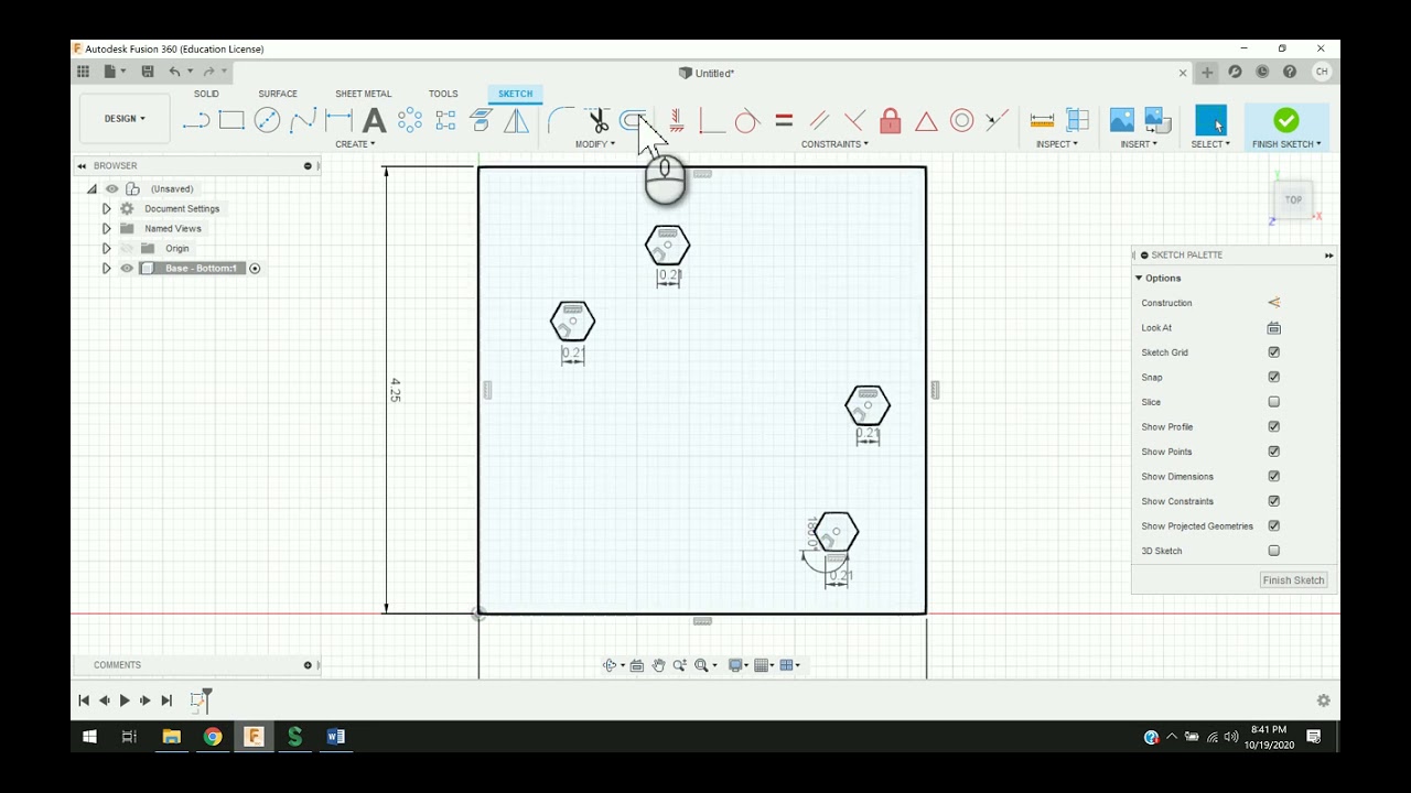 Trammel Toy Base - Bottom - YouTube