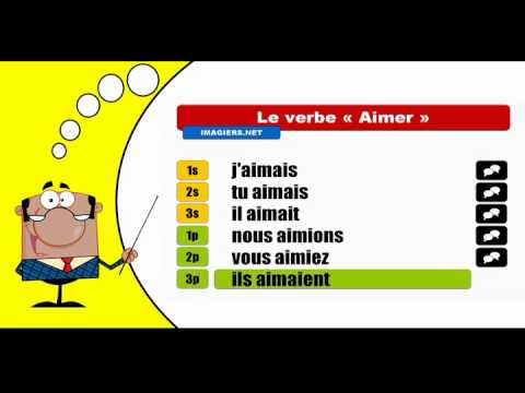 Cómo conjugar el verbo Aimer # Indicatif Imparfait - YouTube