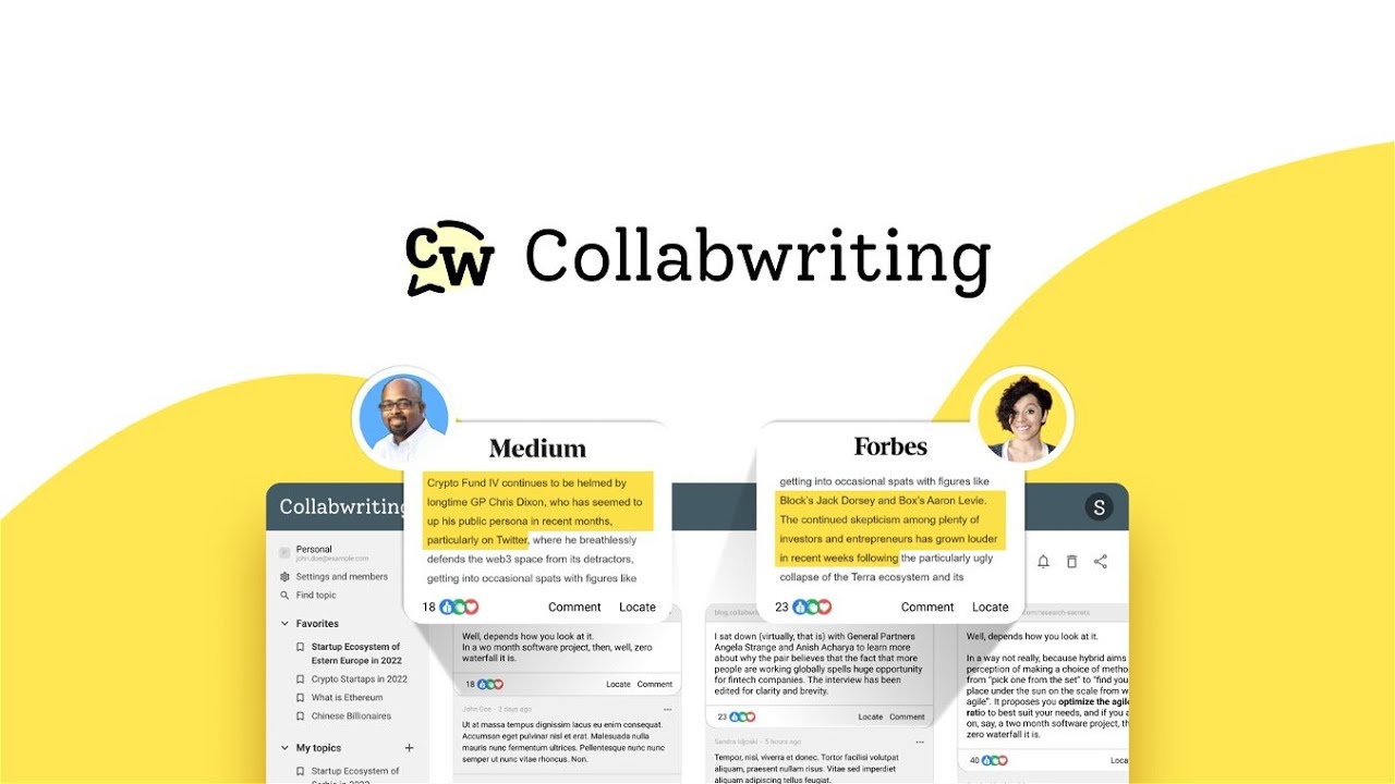 Collabwriting Review | Collabwriting Lifetime Deal $39 - Organize notes ...