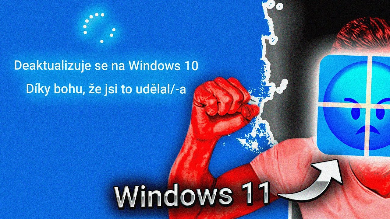 Návrat na starší verzi Windows po přeinstalaci - YouTube