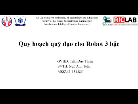 Quy hoạch quỹ đạo robot 3 bậc tự do dùng matlab simulink - YouTube