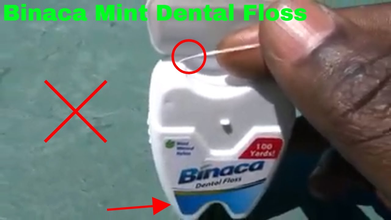 How To Use Binaca Mint Dental Floss Review - YouTube