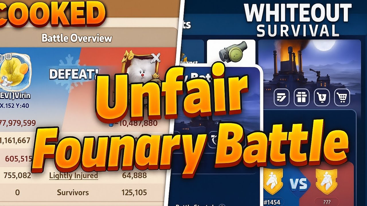 🔥 Unfair Foundry Battle in Whiteout Survival | Facing a 1B Whale! 🥶💥 # ...