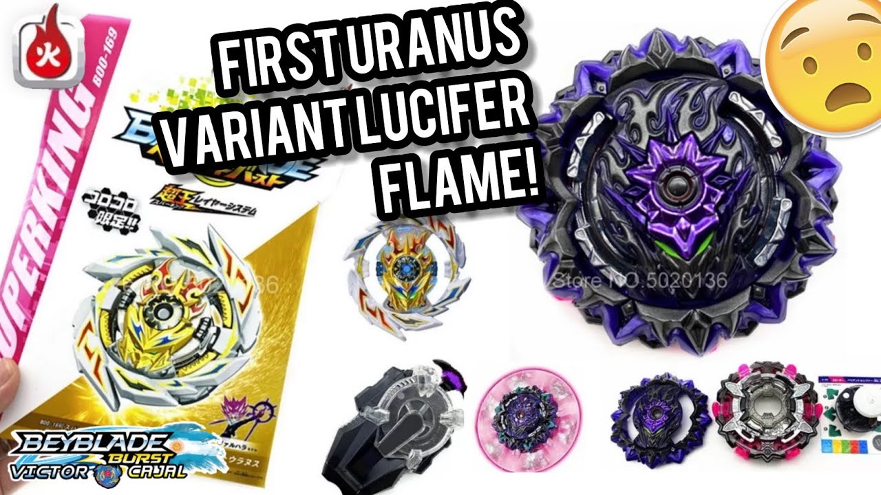 FIRST URANUS Y VARIANT LUCIFER DE FLAME! 🔥😳 INCREIBLE! | Beyblade Burst ...