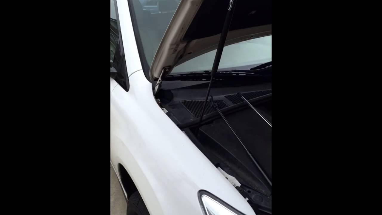 Replacing a Hood Support 2004 Lexus Rx 330 R350 - YouTube