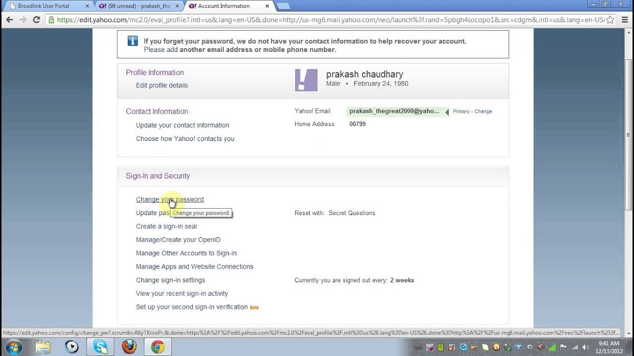 How To Change Yahoo Password In Nepali YouTube how-to-change-yahoo-password-in-nepali-youtube