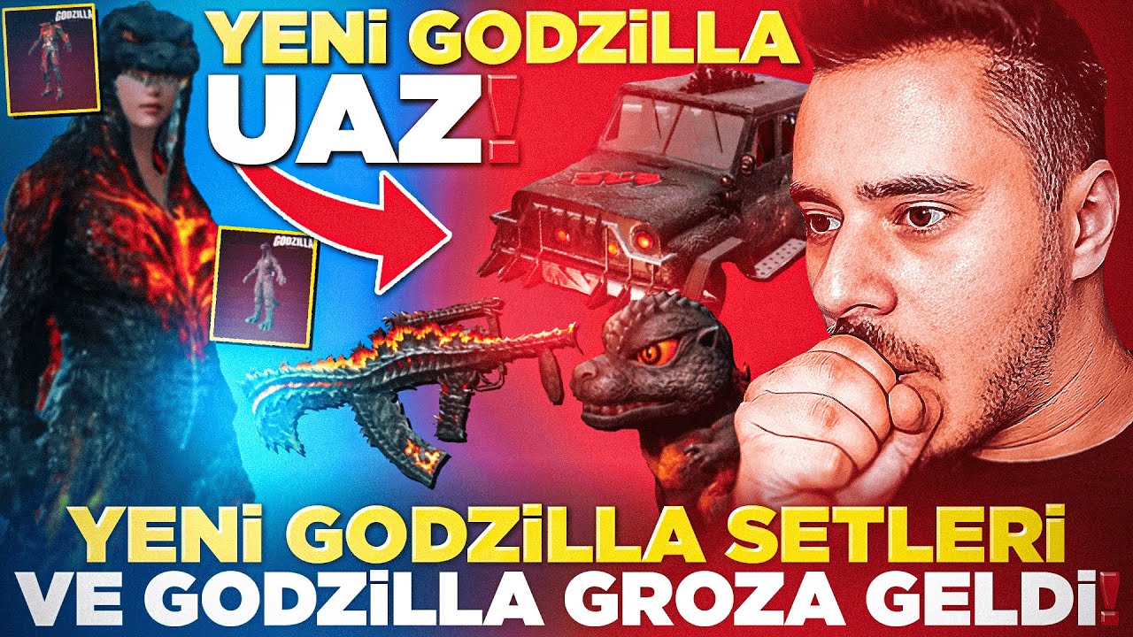 PUBG Mobile'da GODZILLA Seti ve AK47 Görünümü İnanılmaz Oldu! - YouTube