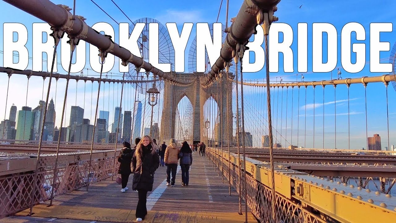 Brooklyn Bridge Super Crowded On A Sunday 😱 - YouTube