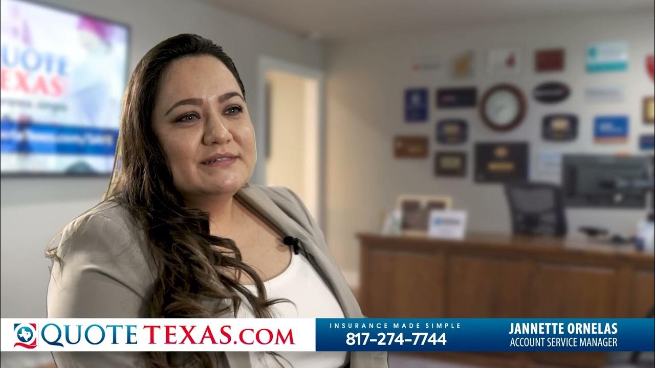Meet Jannette Ornelas with Quote Texas Insurance - YouTube