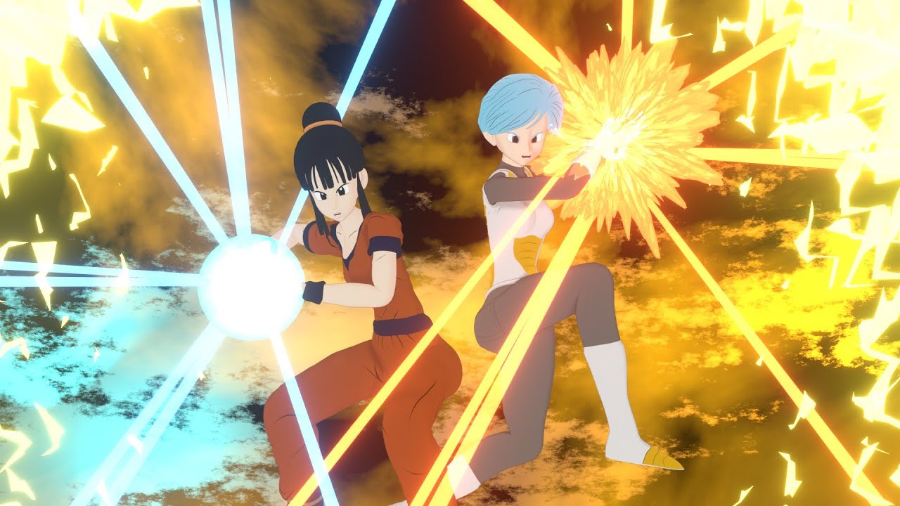Bulma vs Chichi 3D Fight Animation - YouTube