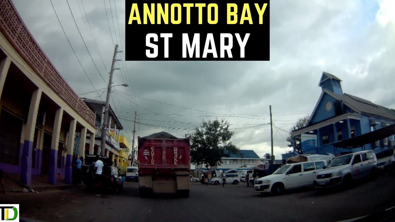 Driving through Annotto Bay, St Mary - YouTube