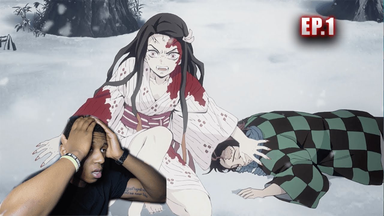 THAT WAS CRAZY!! Demon Slayer : Kimetsu no Yaiba Ep.1 - Reaction - YouTube