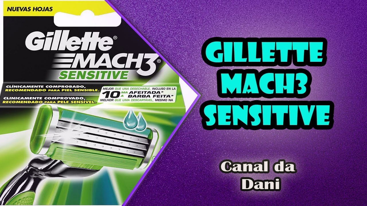 Gillette Mach3 Sensitive - YouTube