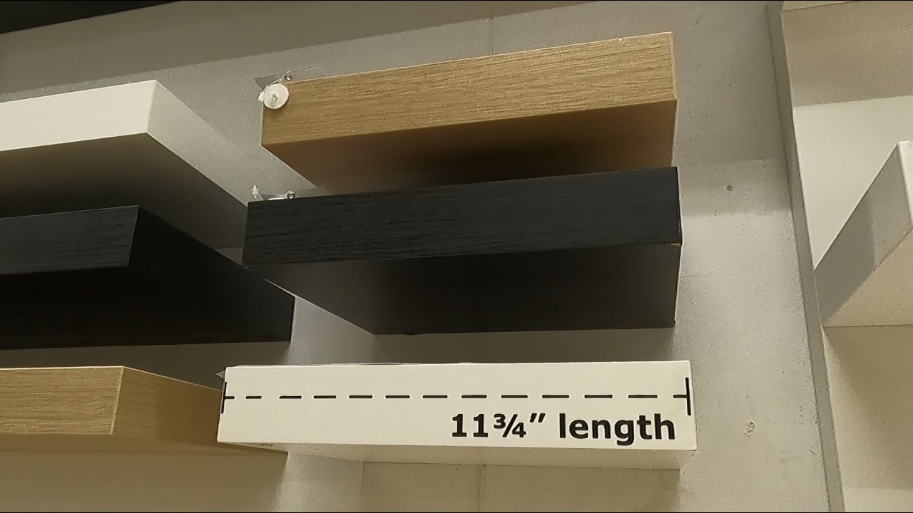 IKEA FLOATING WALL LACK SHELF REVIEW AND CLOSER LOOK FURNITURE HOME ...