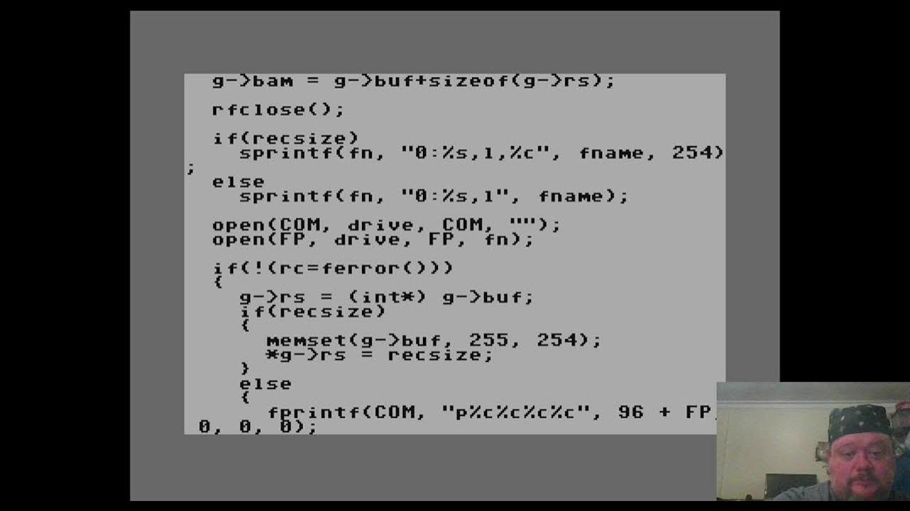 1980's Programming, K&R C, Commodore 64, Power C IDE. LIVE! Take 2 ...