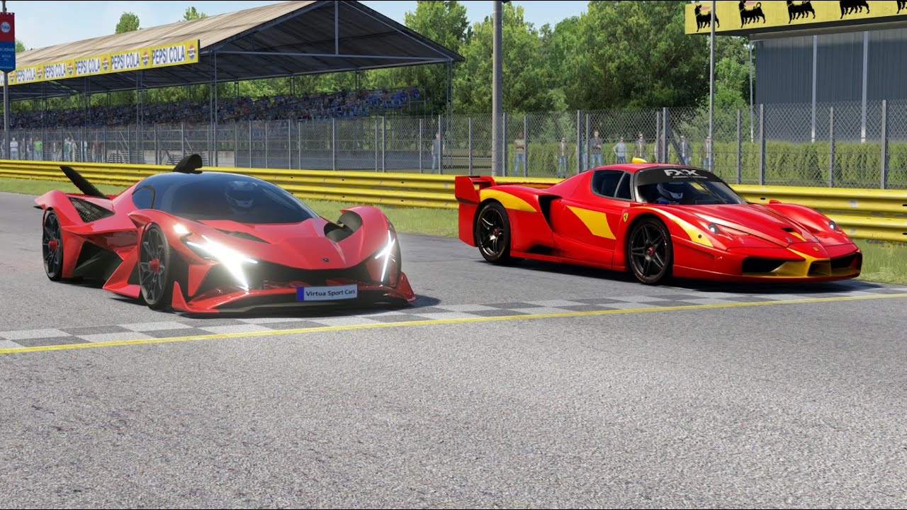 Apollo Project Evo 2022 vs Ferrari FXX Evoluzione 2008 at Monza Full ...