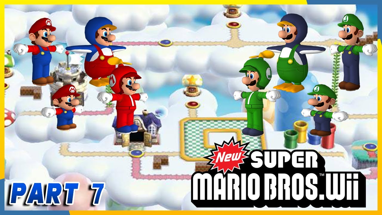 High In The Sky : New Super Mario Bros. Wii - YouTube