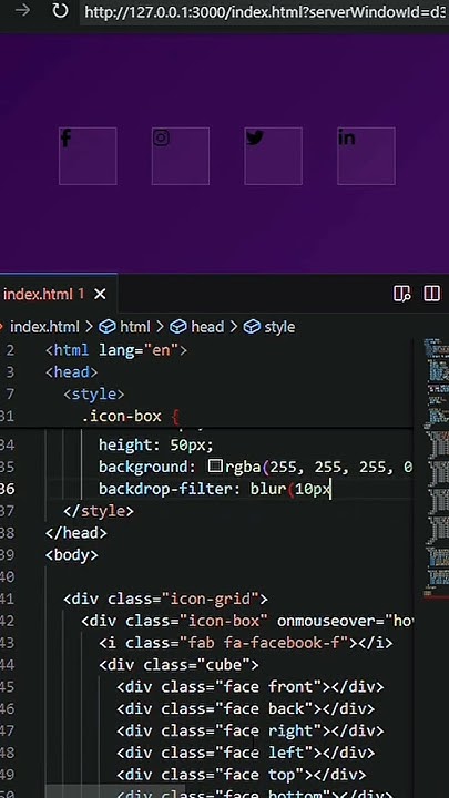 HTML CSS Best Icons Animation #shortsfeed #python #explore #trending #fypシ゚viral #fyp #vscode # ...