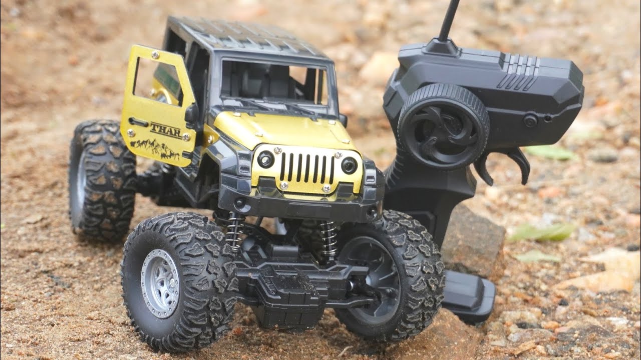 Mahindra Thar Remote Control Car Unboxing and Testing 😱 | Monster Truck ...